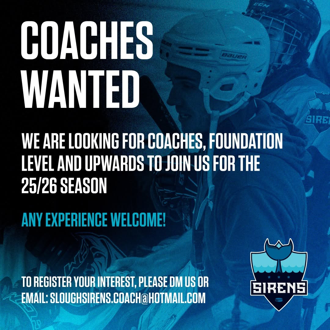 Coaches Wanted – Slough Sirens Ice Hockey Club